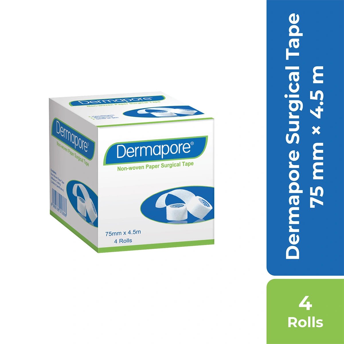 Dermapore Paper Surgical Tape (75mm x 4.5m) – Uniferoz Shop