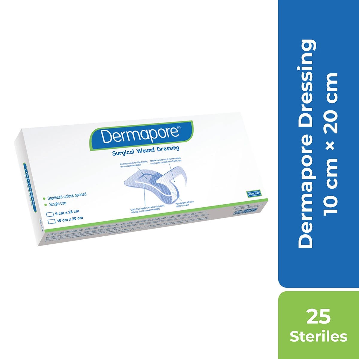 Dermapore Surgical Wound Dressing (10cm x 20cm) – Uniferoz Shop